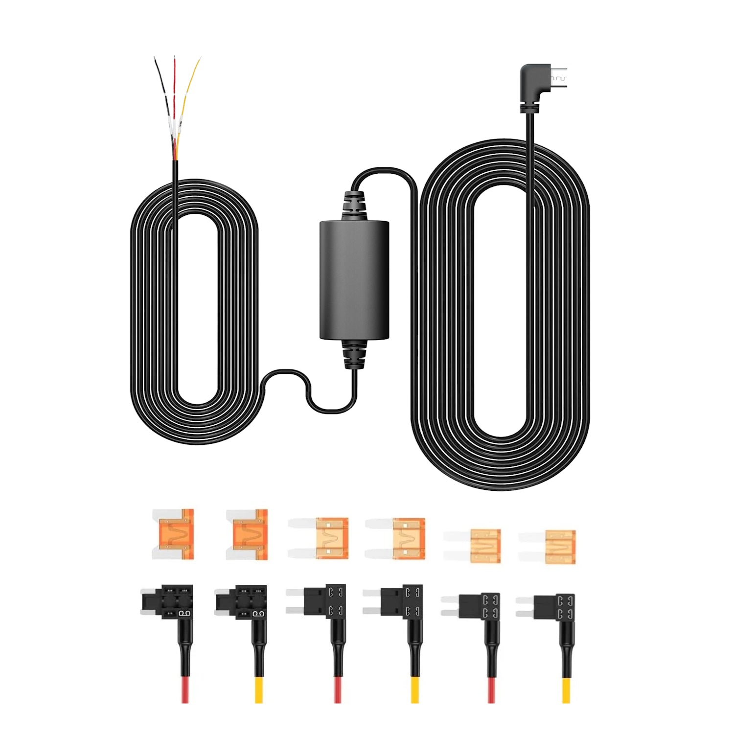 Botslab Micro USB Hardwire Cable Kit | 24-Hour Parking Monitoring for ...